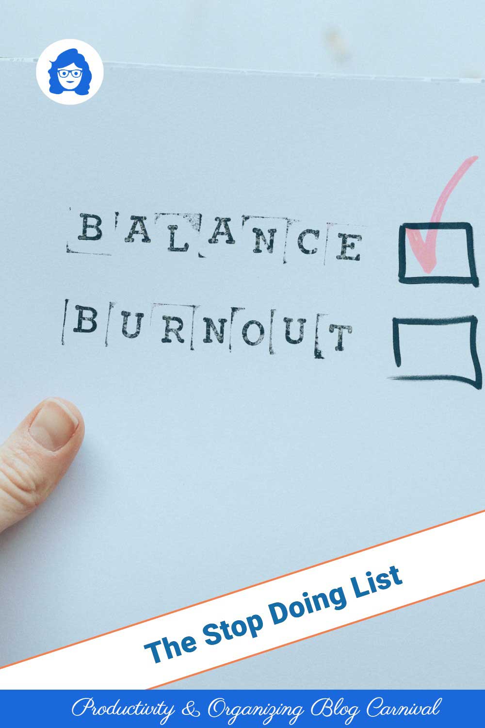 The Stop Doing List - Productivity & Organizing Blog Carnival